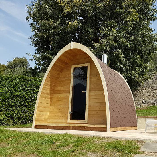 Outdoor sauna Cone 300 - Finesse Wellness – Finesse Wellness BV