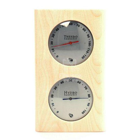Sauna Hygrotherm White Plate - Maintain the Perfect Balance in Your ...